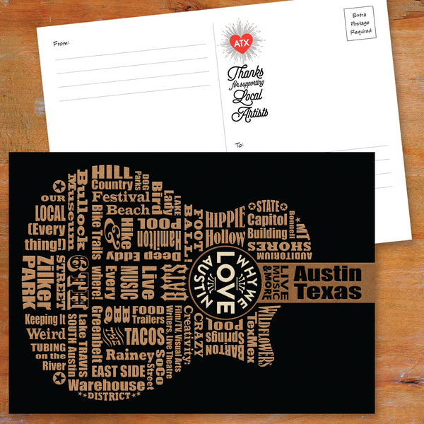 Why We Love Austin Postcards — RETAIL – Gunn Graphics